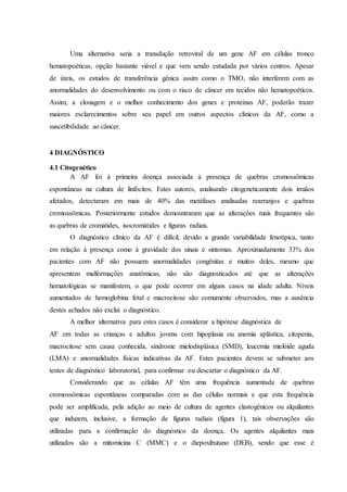 Anemia de fanconi - RESUMO SOBRE CITOLOGIA CLINICA | DOCX