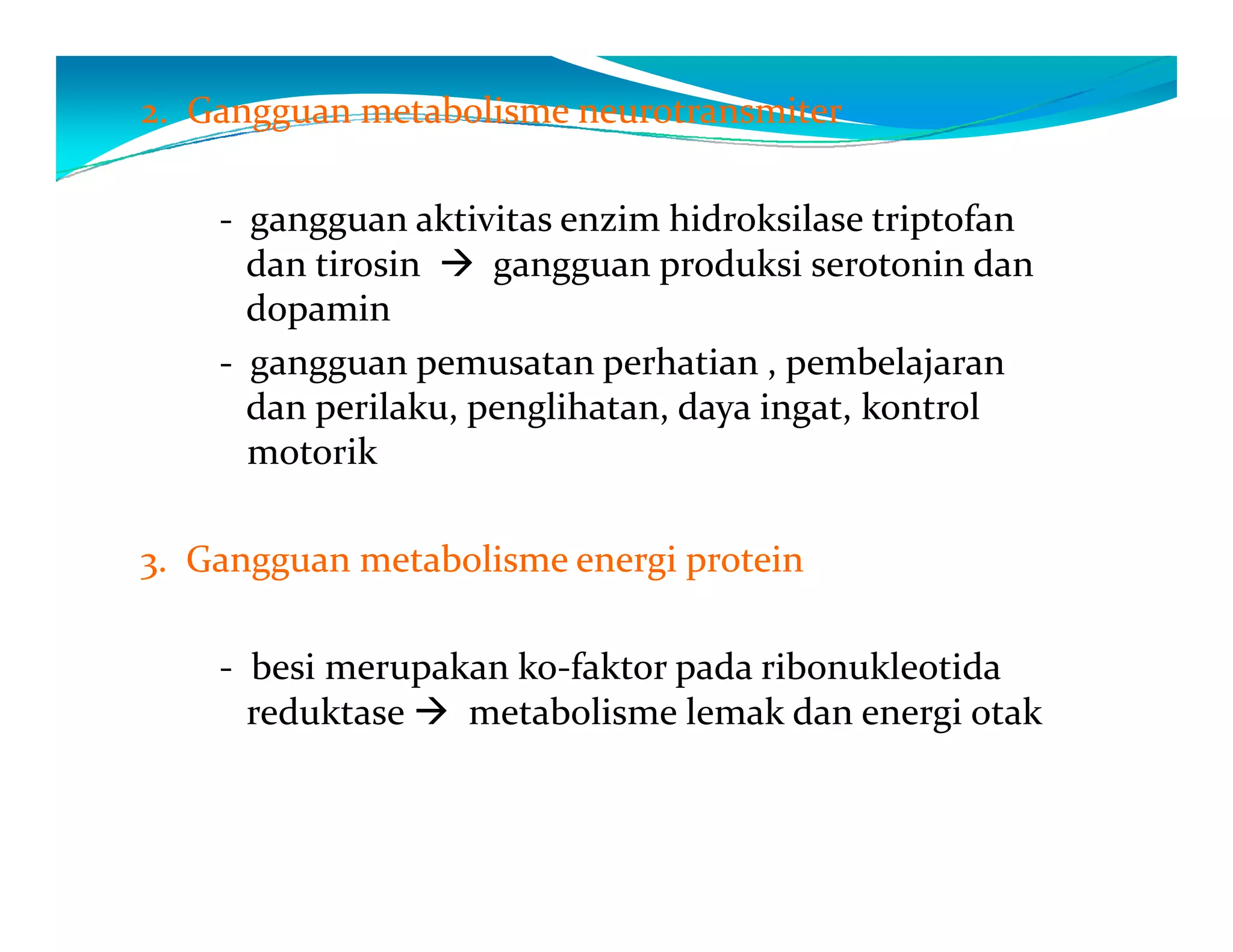 Anemia defisiensi besi pada bayi & anak dr.ariawati,sp ak | PDF