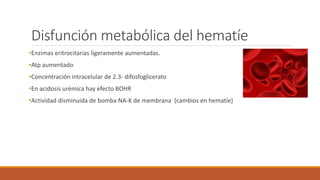 Anemia de los padecimientos no hematológicos | PPTX