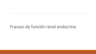 Anemia de los padecimientos no hematológicos | PPTX