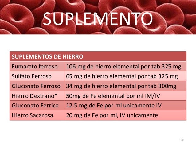Anemia durante el embarazo