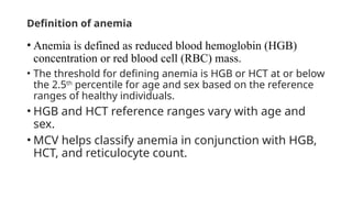 Anemia – edited......................pptx