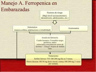 Anemia en el Embarazo ppt | PPSX