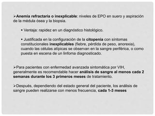 Anemia en enfermedades infecciosas 1ª parte: VIH | PPT
