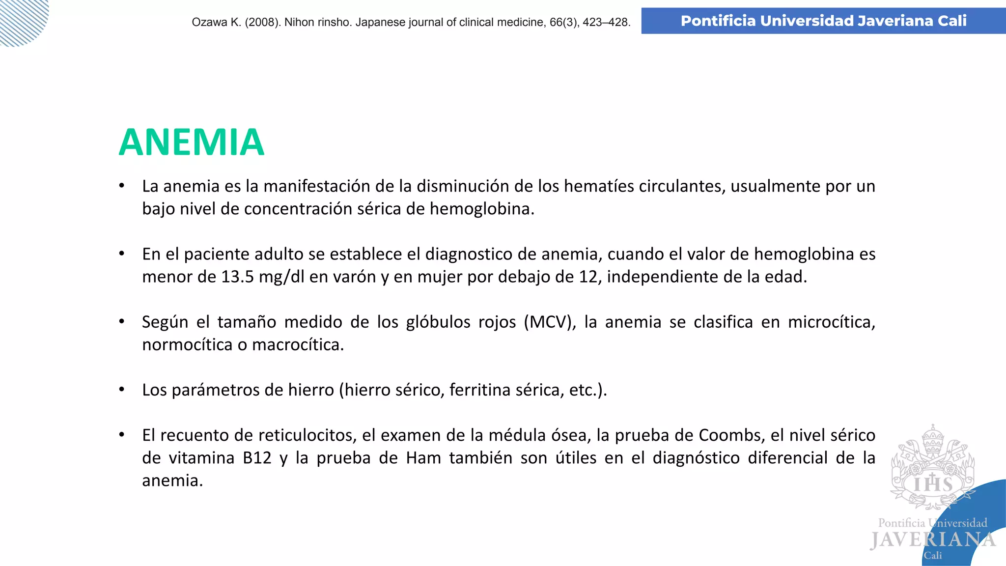 Anemia en paciente con enfermedad renal crónica - Nefrología | PDF
