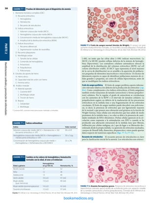 Anemia en general valores noirmales harrison | PDF