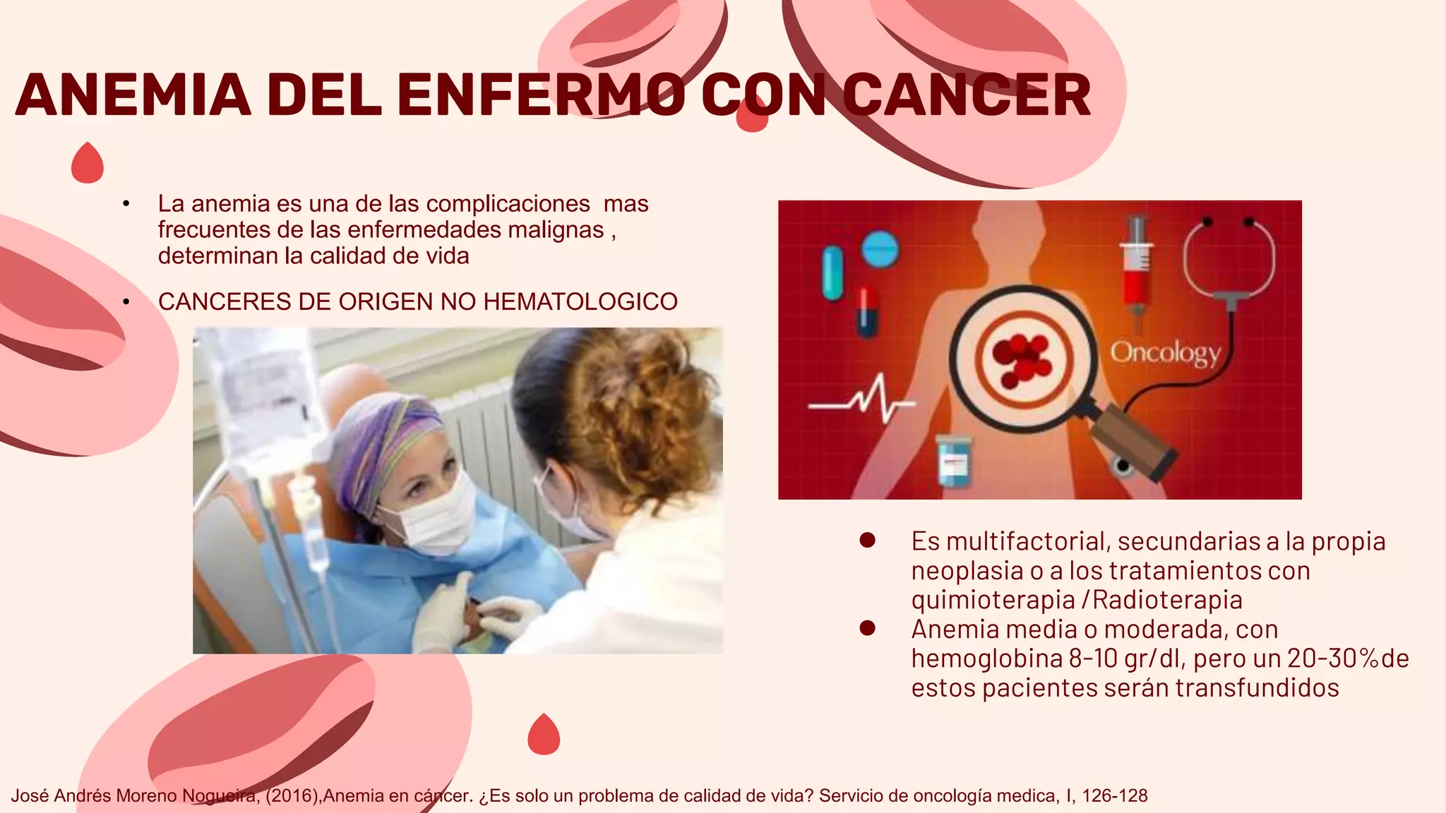 Anemia en paciente con cancer y anemia de la inflamacion cronica.pptx