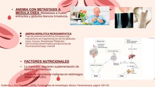 Anemia en paciente con cancer y anemia de la inflamacion cronica.pptx