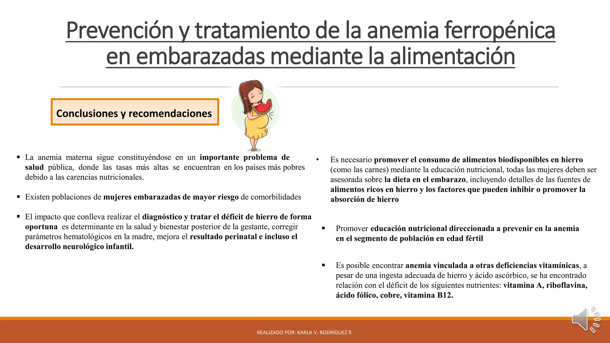 Anemia ferropenica en embarazadas | PPT