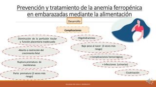 Anemia ferropenica en embarazadas | PPT