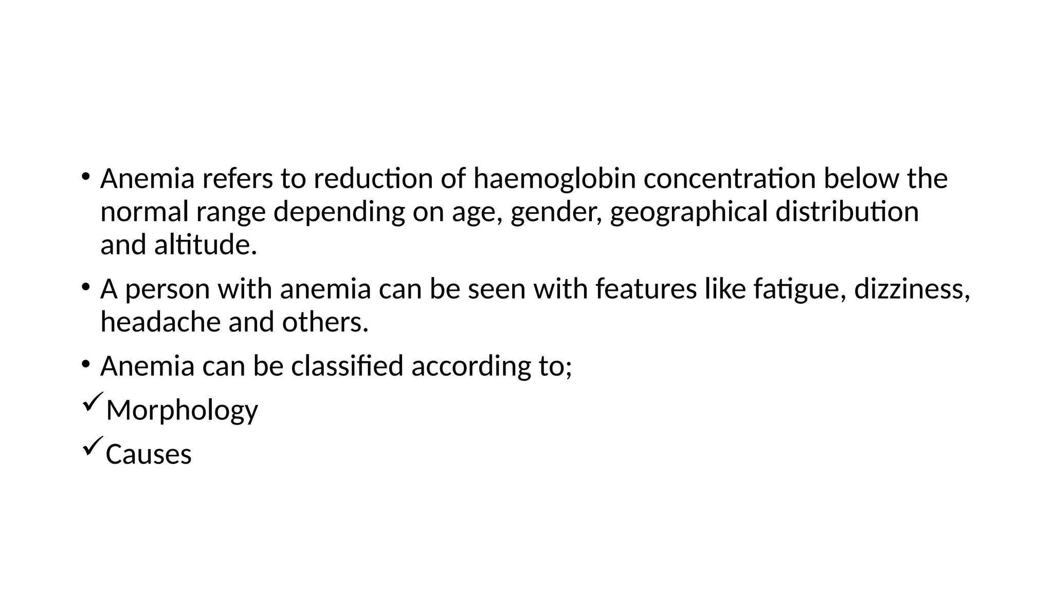 ANEMIA GROUP 1- presentation on anemia and management | PPT