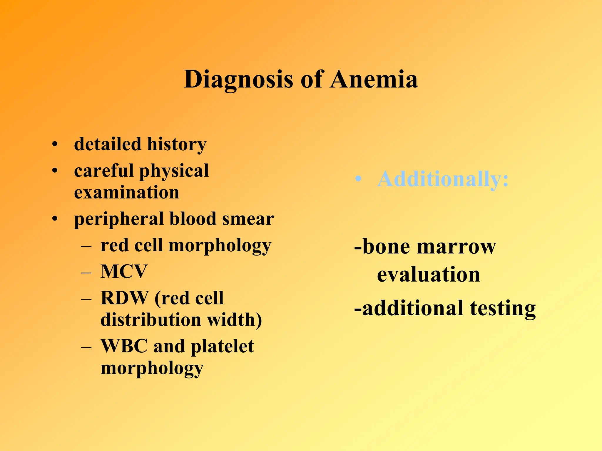 anemia_in_children.ppt a general overview and classification with ...