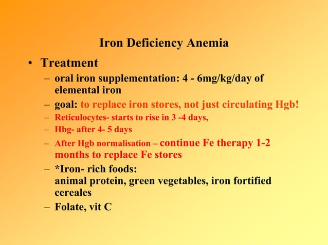 anemia_in_children.ppt a general overview and classification with ...