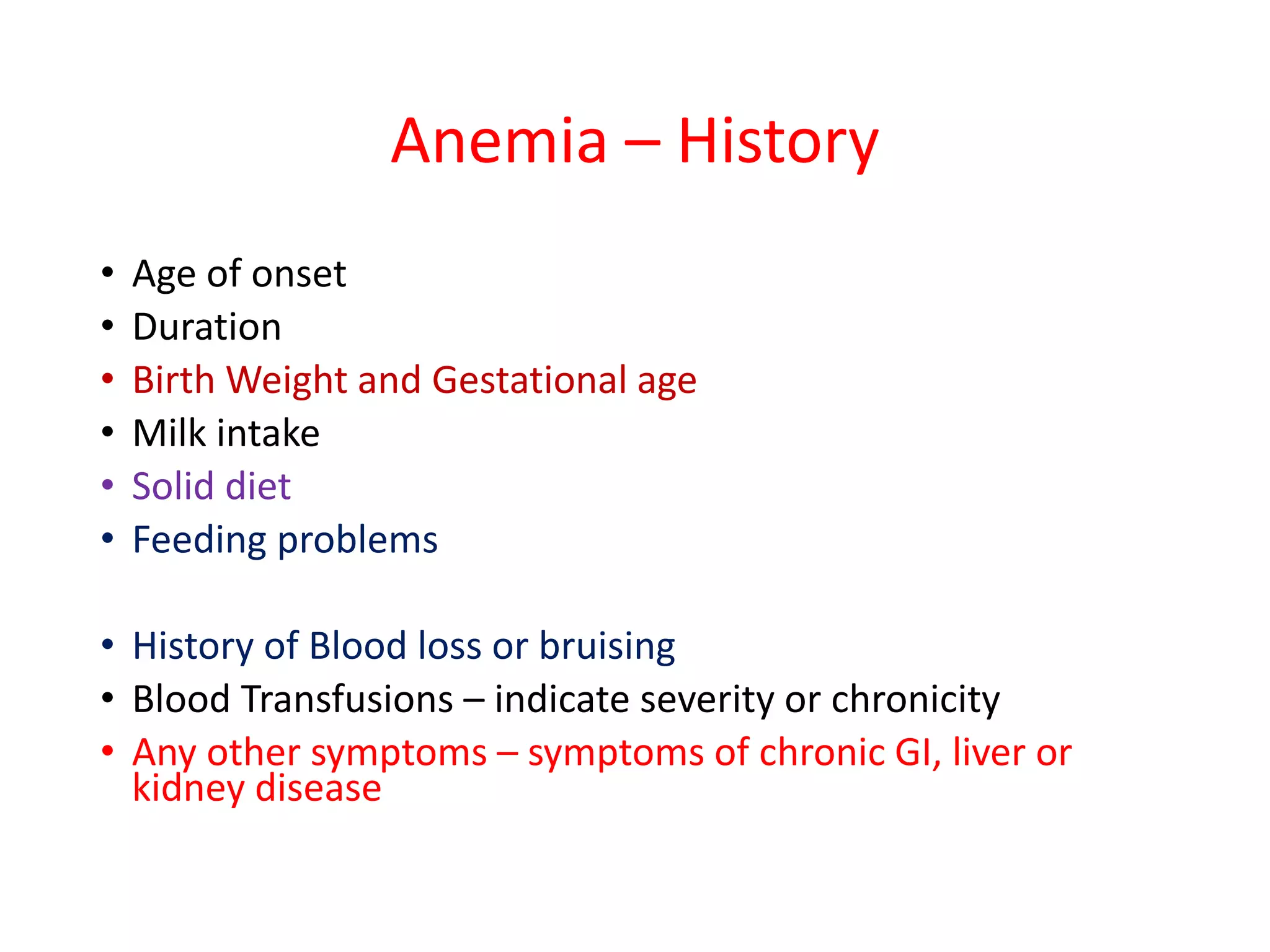 Anemia in children 2021 | PDF