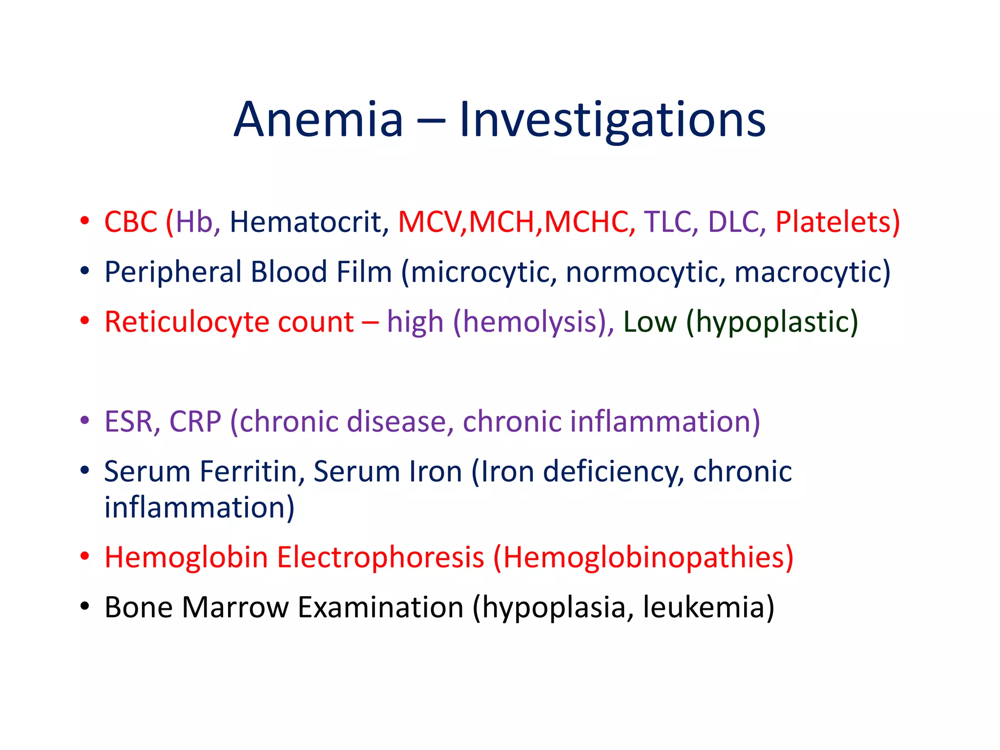 Anemia in children 2021 | PDF