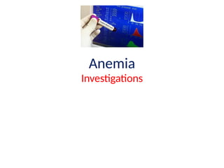 anemia in children ppt presentation paediatrics | PPTX