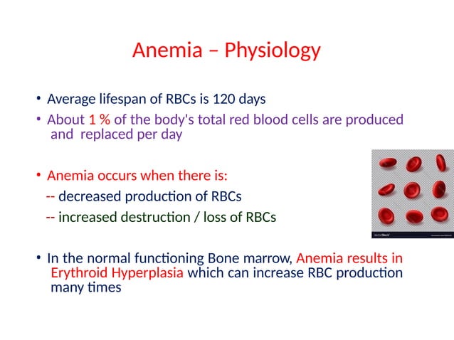 anemia in children ppt presentation paediatrics | PPTX