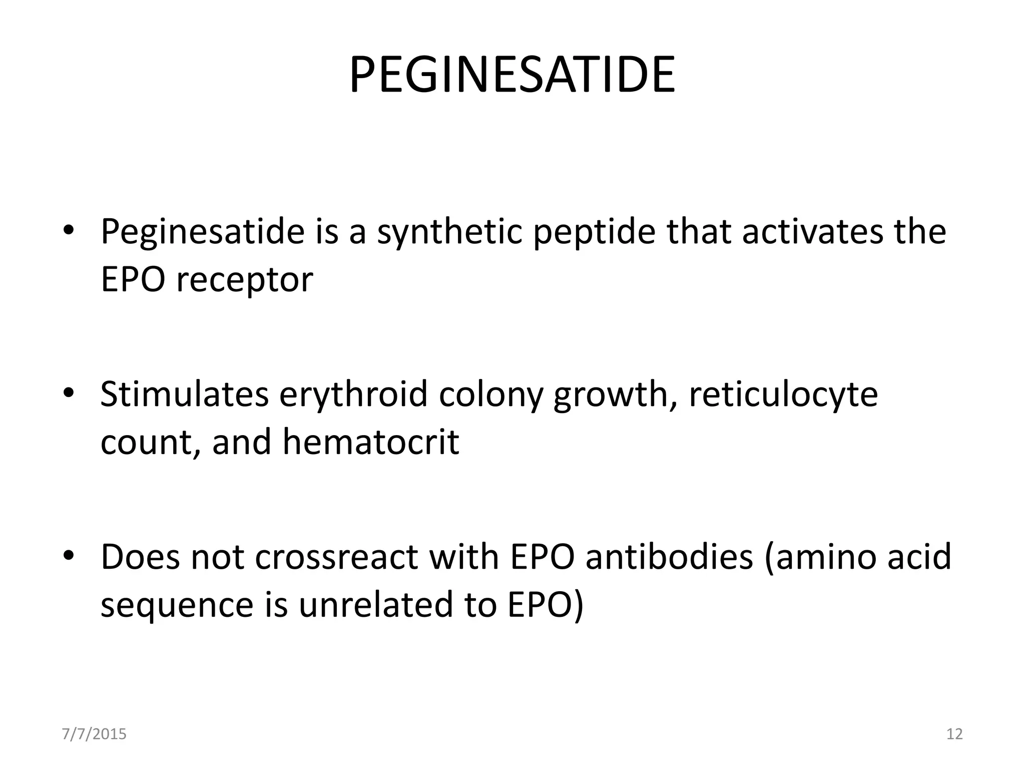 Anemia in ckd | PPTX