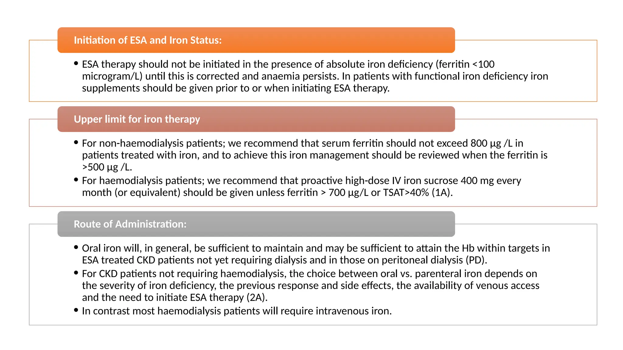 Anemia in CKD Treatment Guidelines kdigo | PPTX