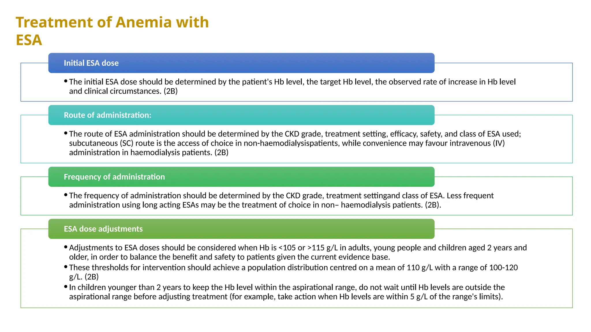 Anemia in CKD Treatment Guidelines kdigo | PPTX