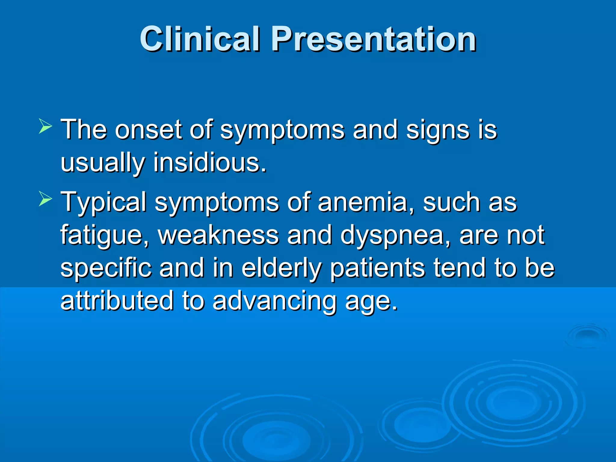 Anemia in elderly | PPT