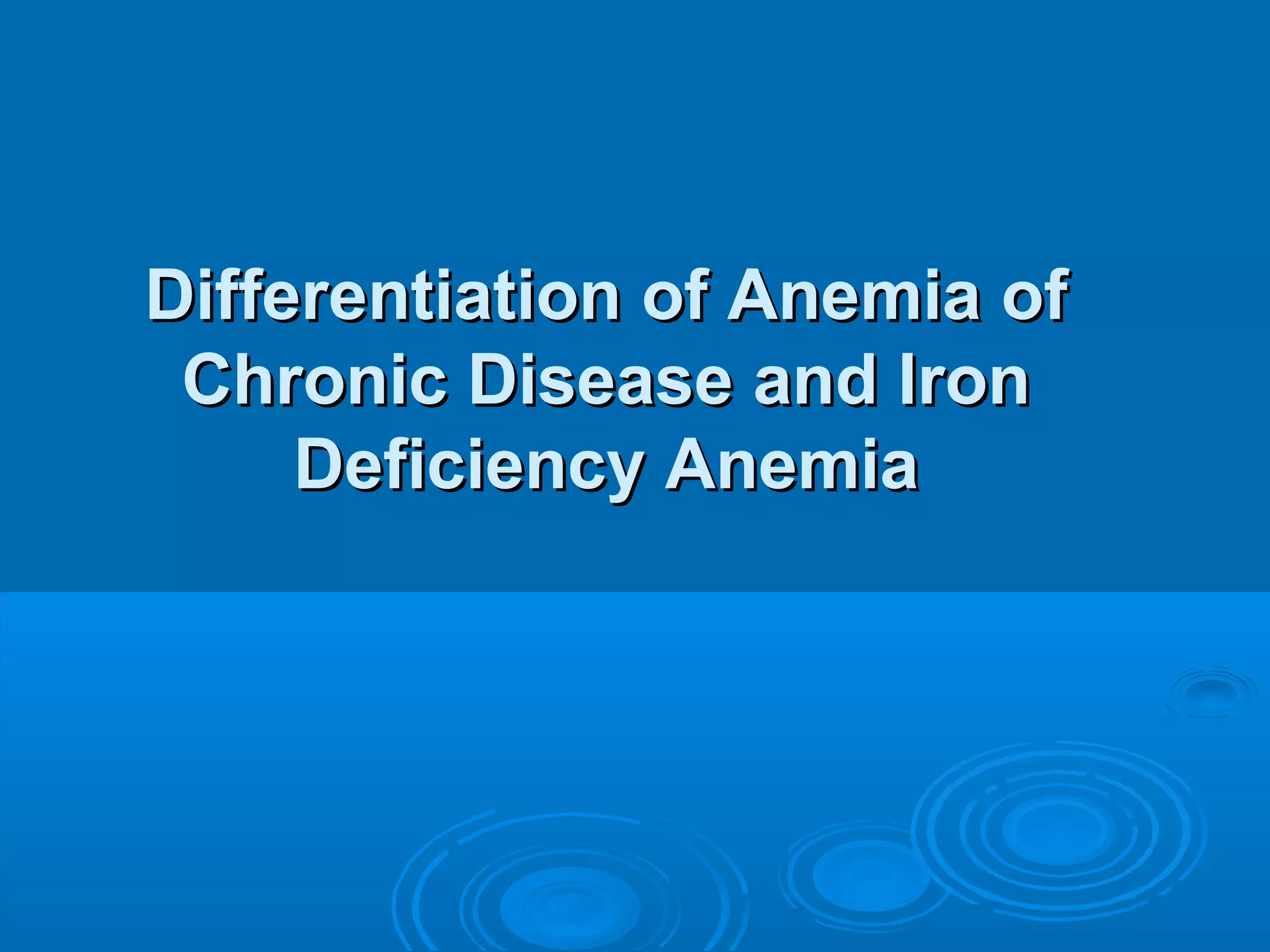 Anemia in elderly | PPT