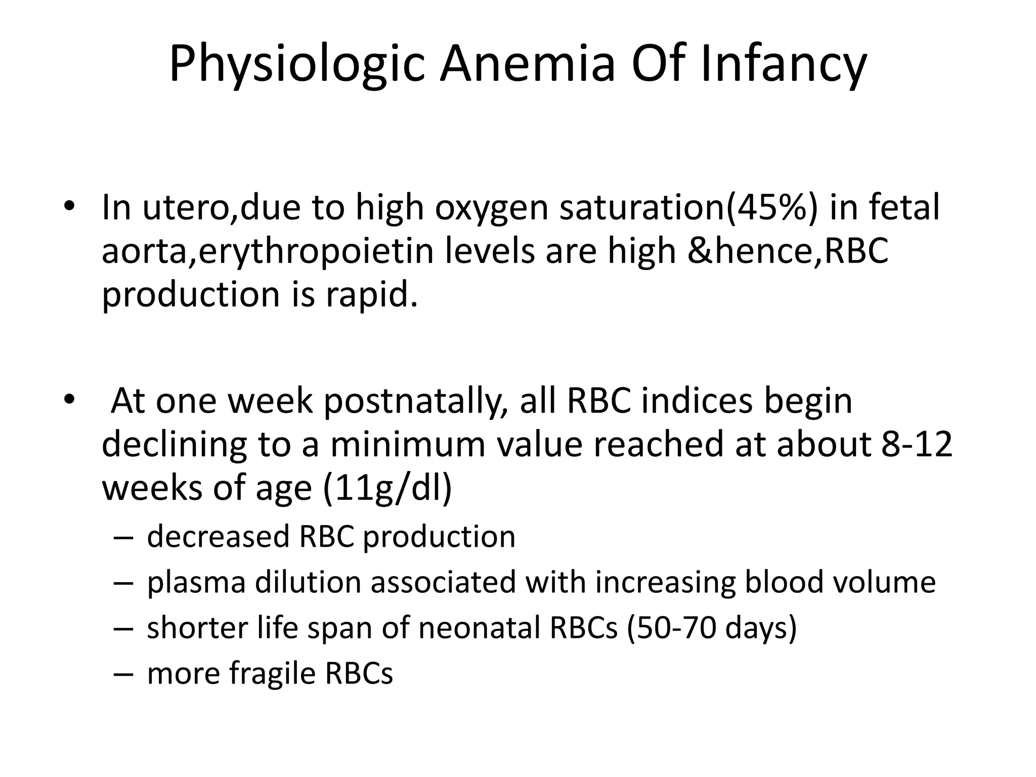 Anemia & polycythemia in neonates | PPTX