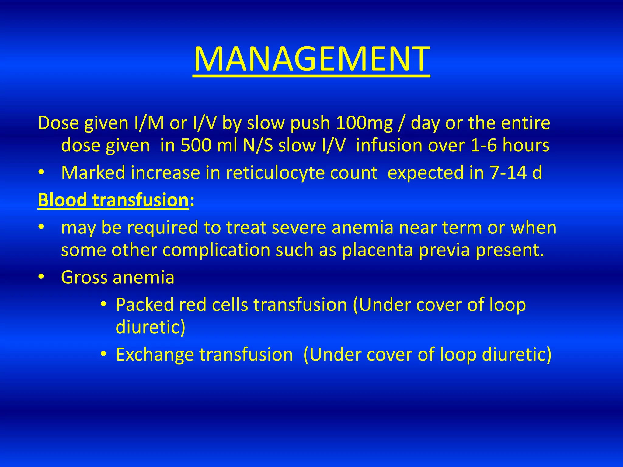 Anemia in pregnancy.pptx by dr. ashok moses | PPTX