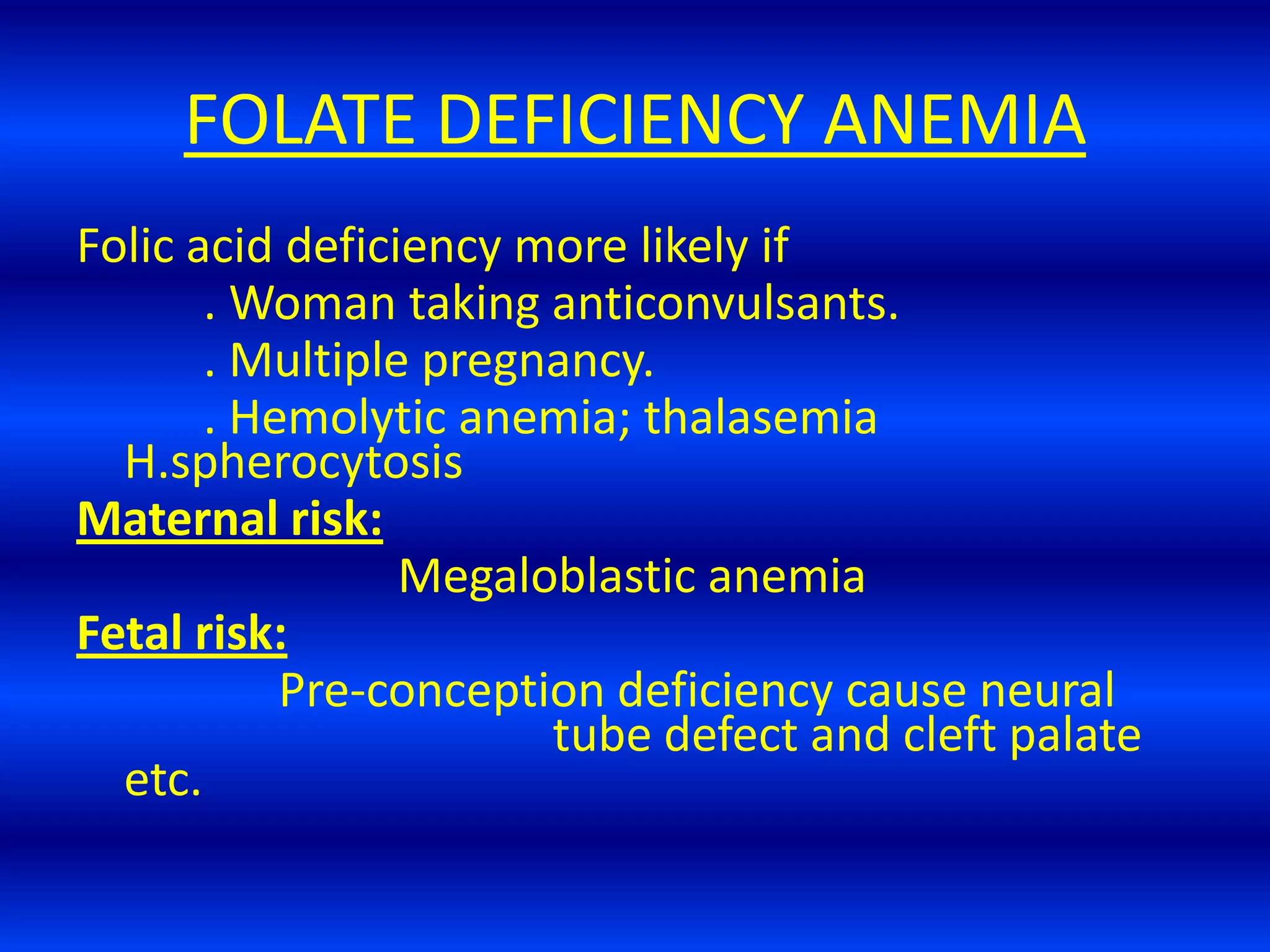 Anemia in pregnancy.pptx by dr. ashok moses | PPTX
