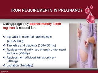 Anemia in pregnancy obstructive gynecology | PPT