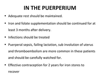Anemia in pregnancy by oouth unit d medical students o&g | PPT