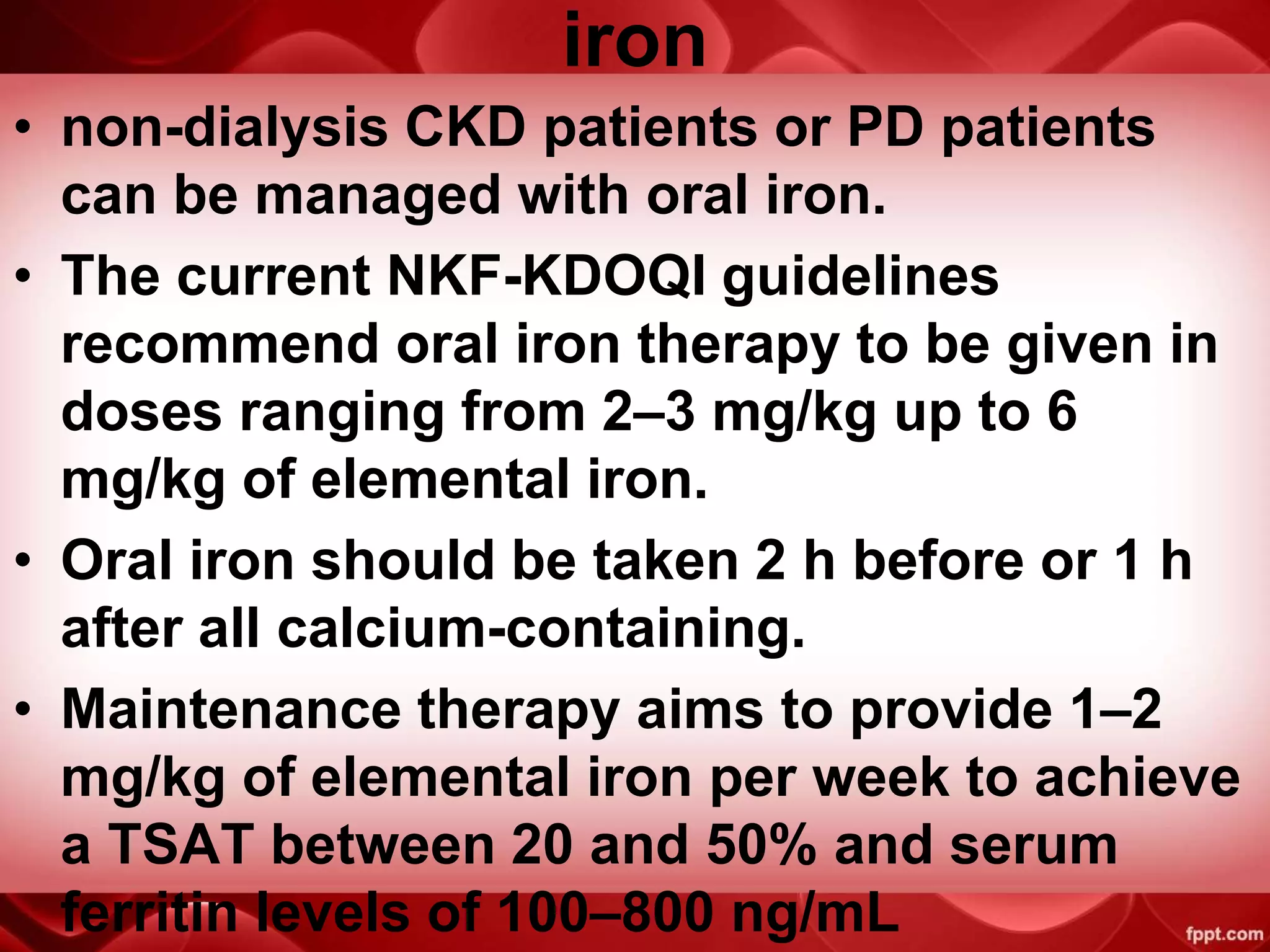 Anemia in renal disease3 | PPTX