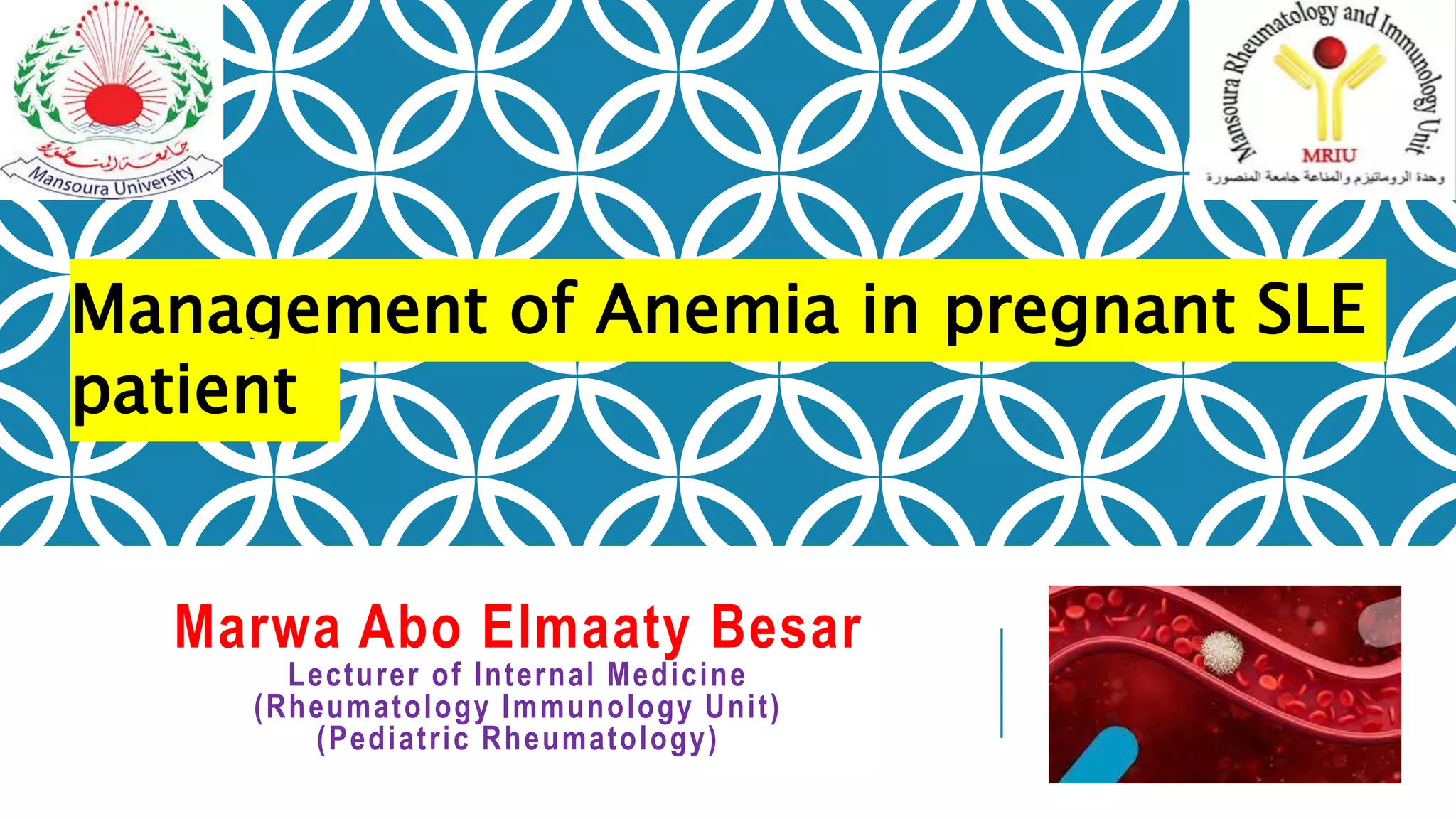 Anemia in sle pregnant | PPT