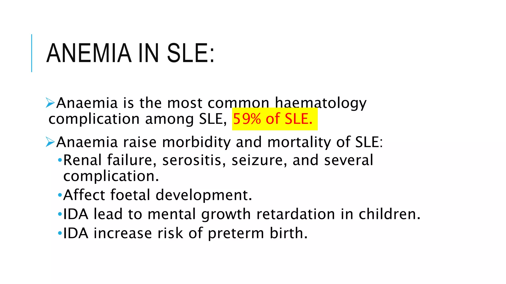 Anemia in sle pregnant | PPT