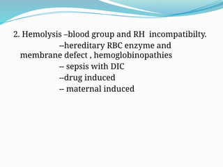 Anemia in the Newborn Infant Anemia.pptx