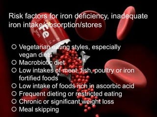 Anemia (iron deficiency anemia) | PDF