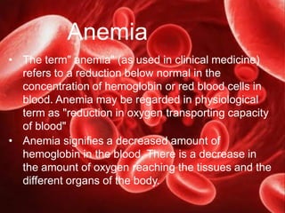 Anemia (iron deficiency anemia) | PDF