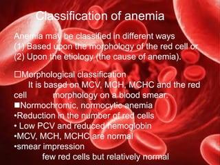 Anemia (iron deficiency anemia) | PDF
