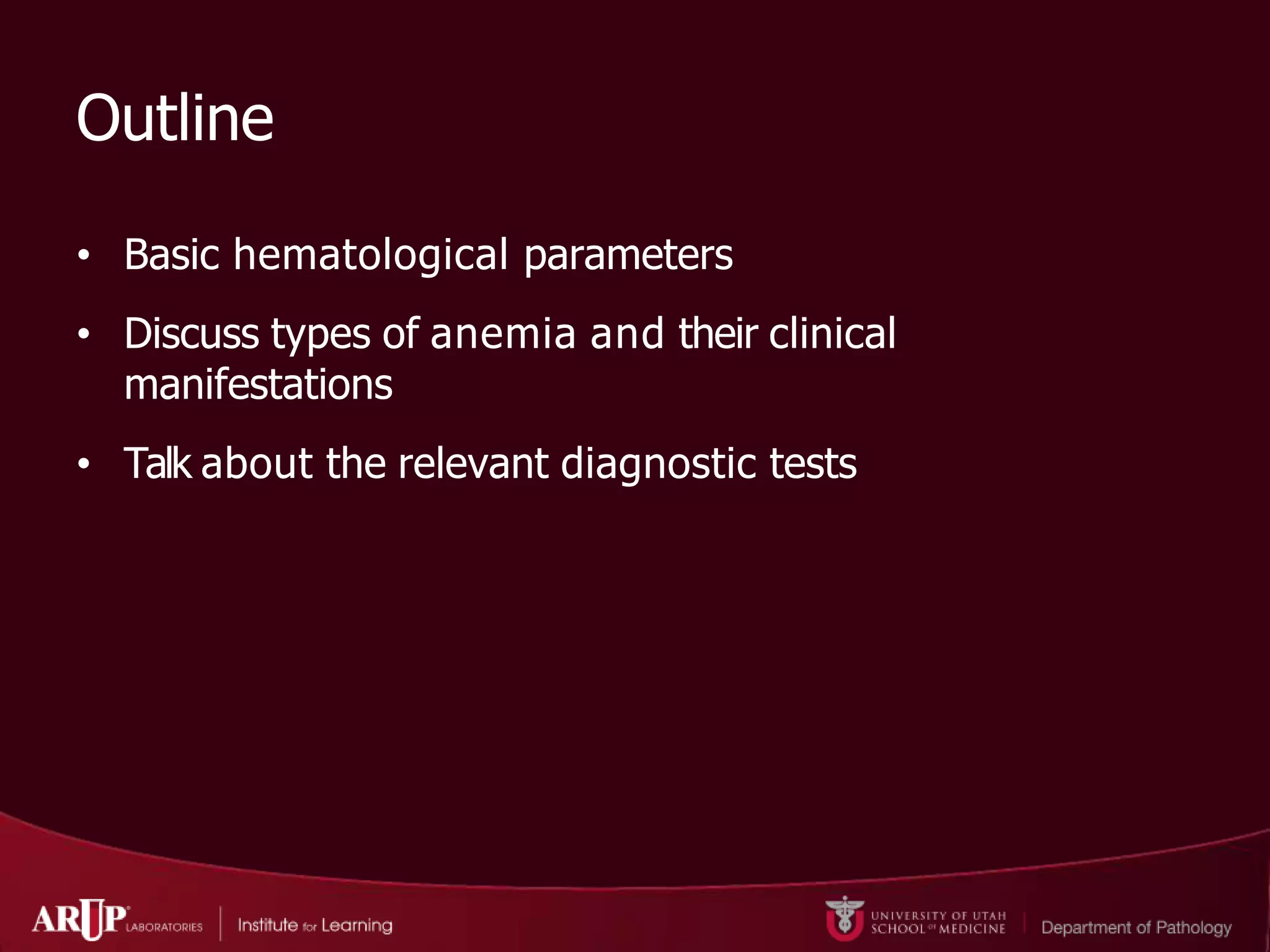 Anemia Lecture for the MLT students.pptx