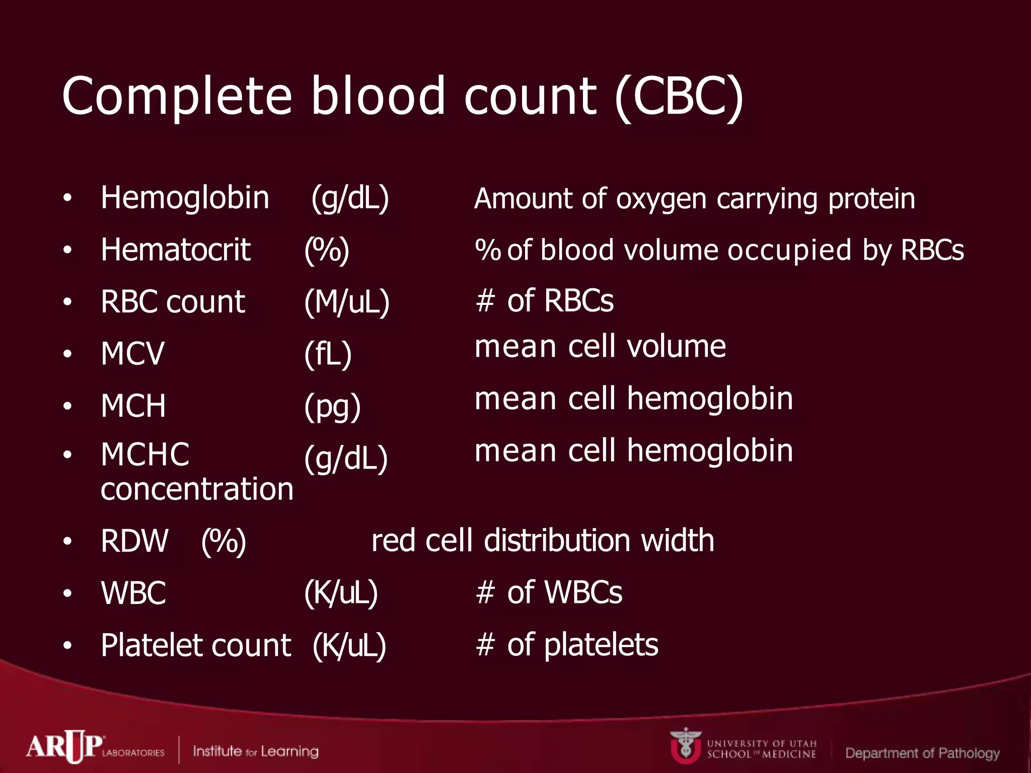 Anemia Lecture for the MLT students.pptx