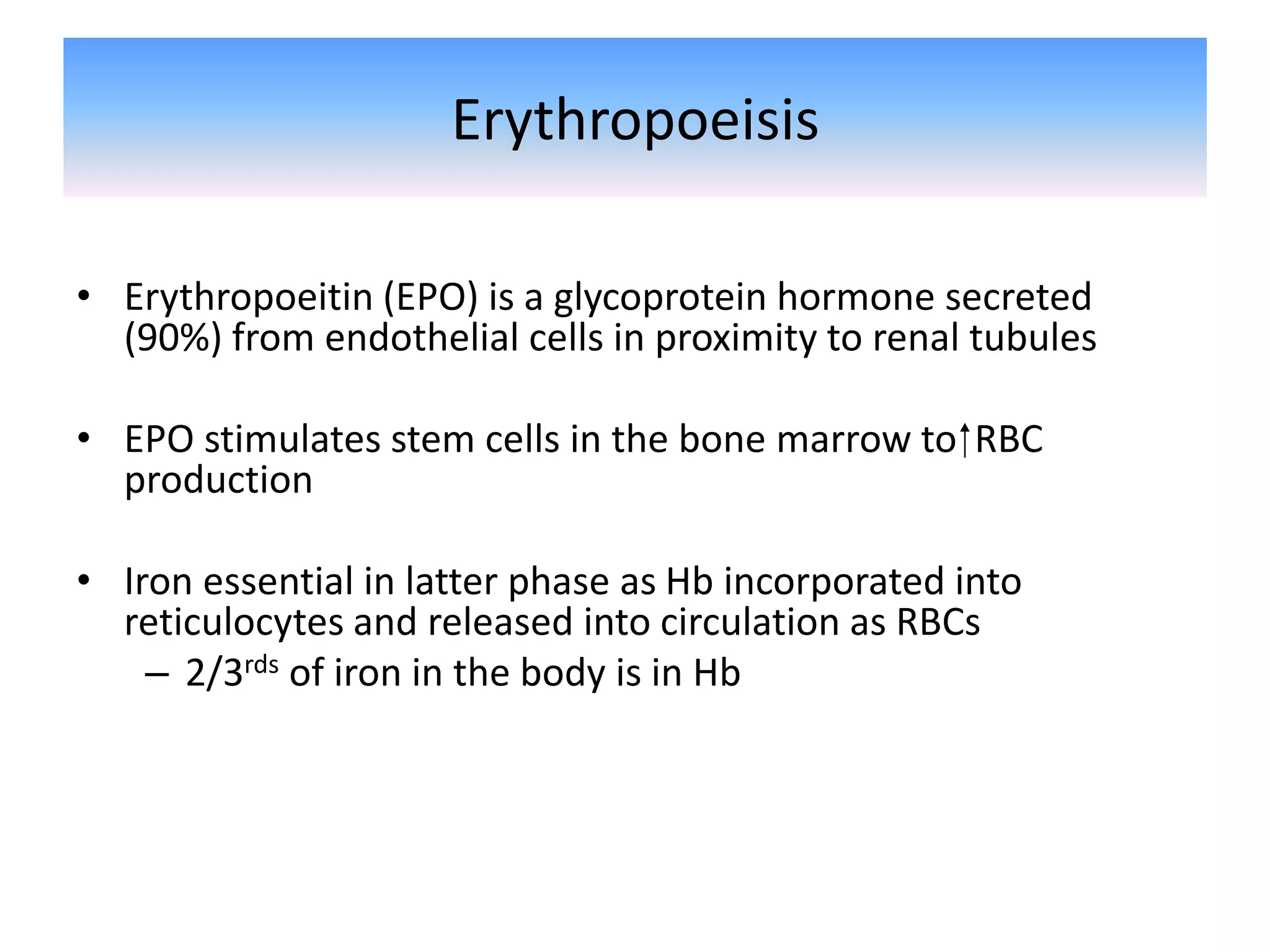 Anemia management in ckd | PPTX