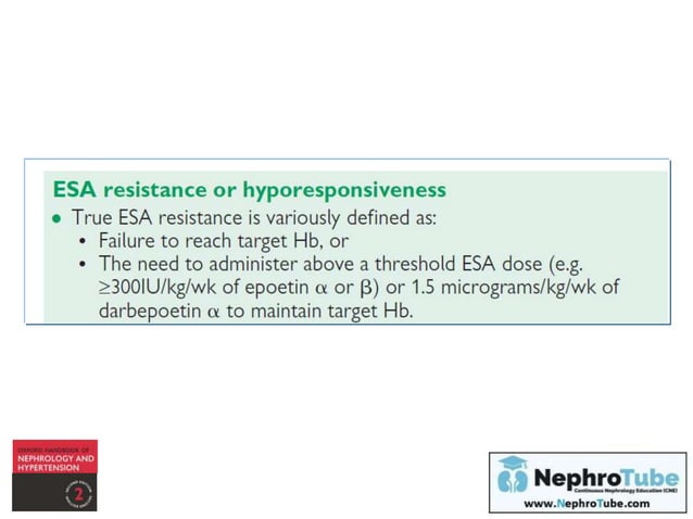 Anemia management in CKD (ESA Therapy) - Dr. Gawad | PPT