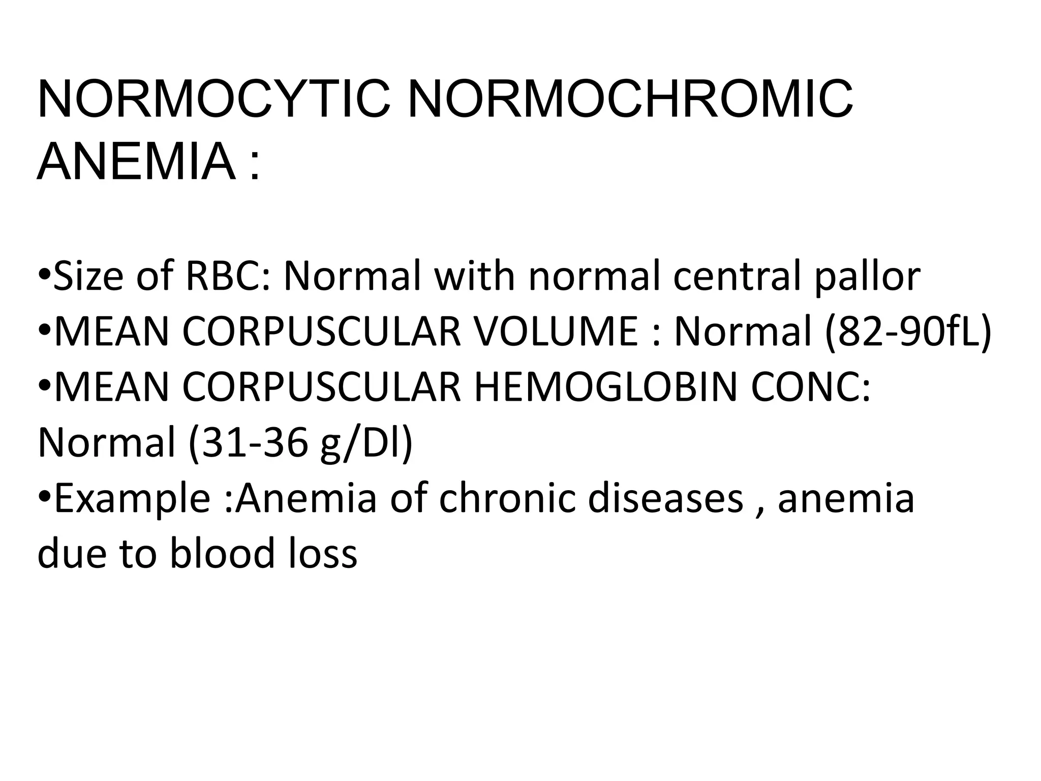 anemia (medicine).pptx | Blood Disorders | Diseases and Conditions