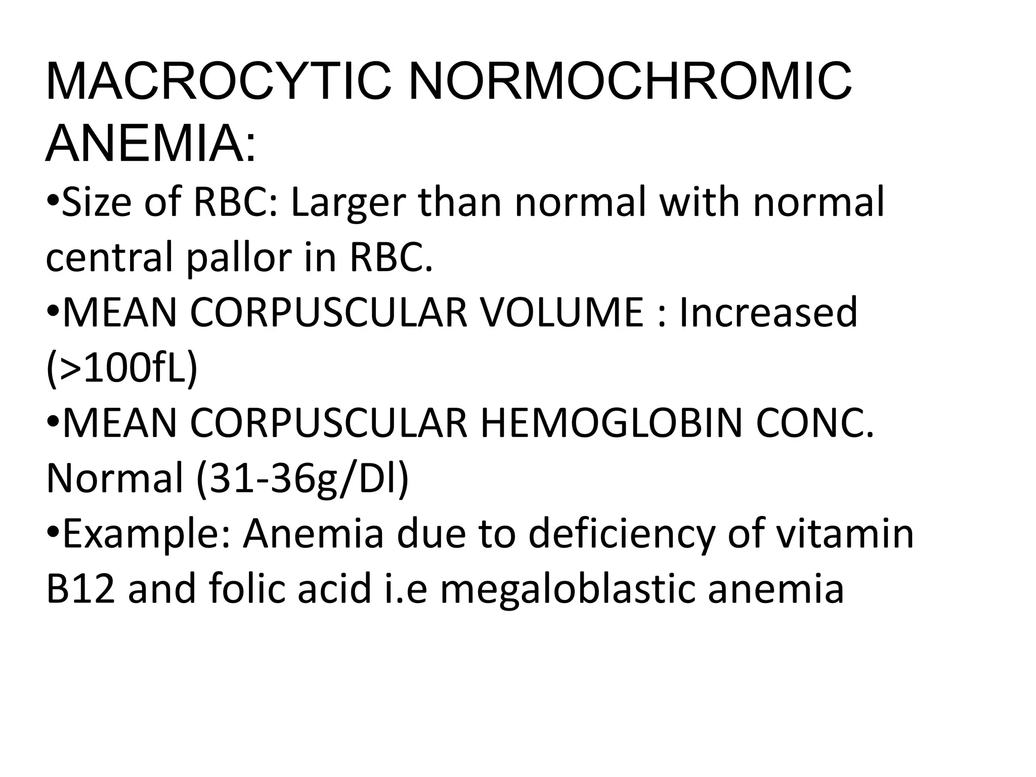 anemia (medicine).pptx | Blood Disorders | Diseases and Conditions