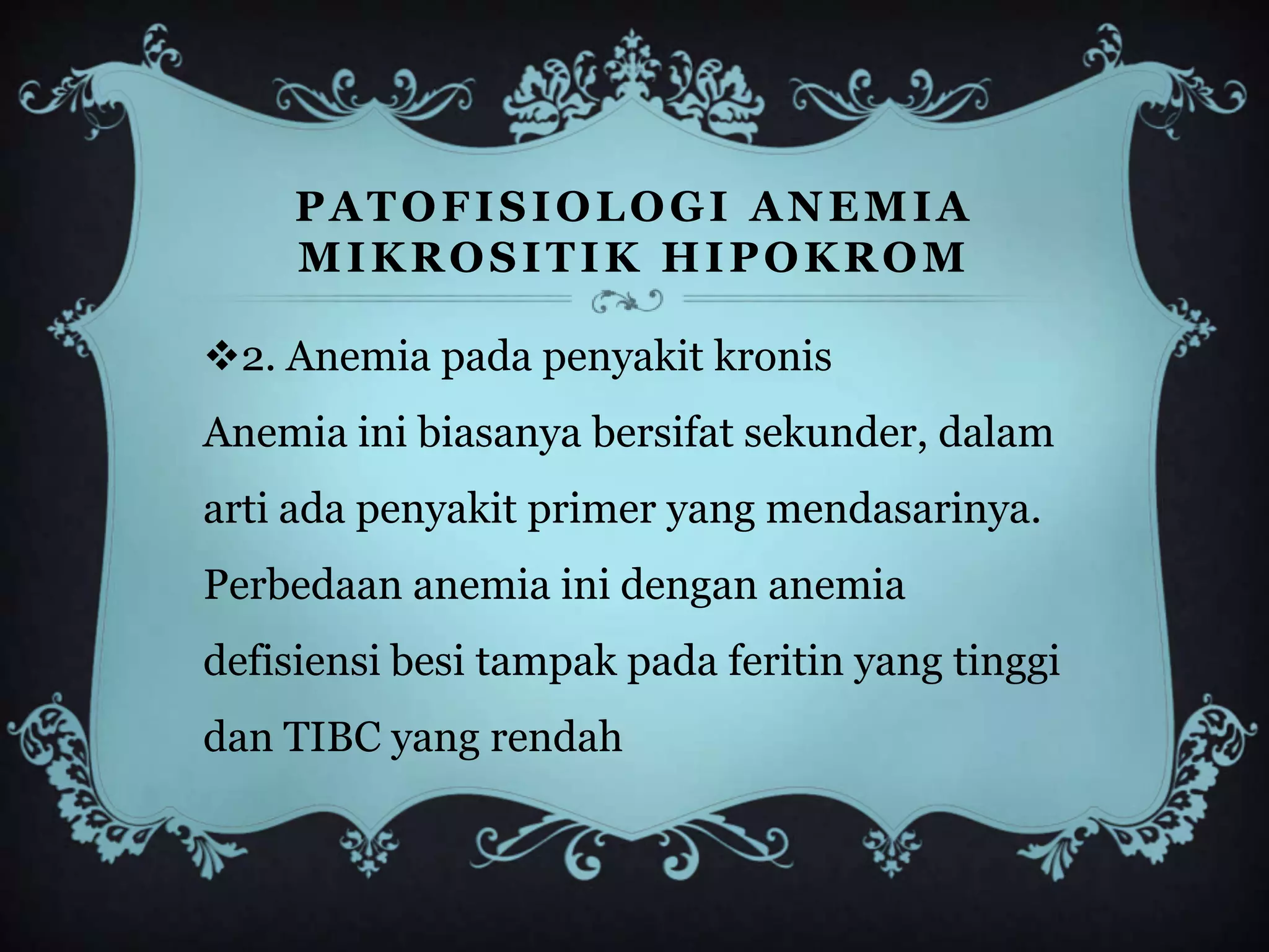 Anemia mikrositik hipokrom | PPSX