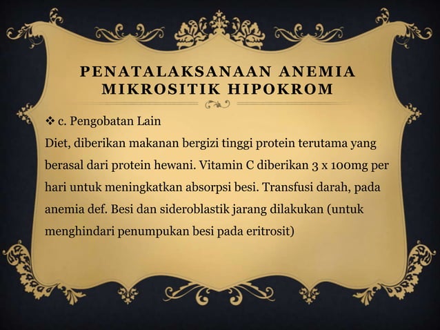 Anemia mikrositik hipokrom | PPSX