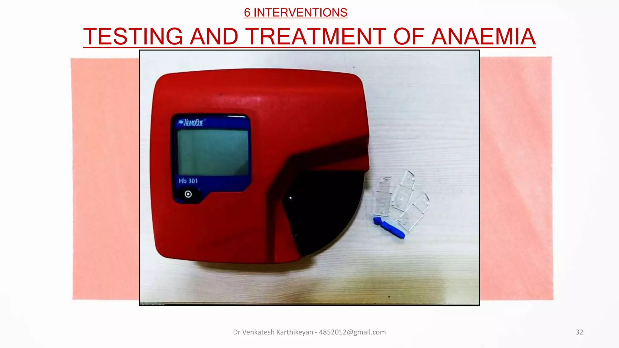Anemia Mukt Bharat - 6x6x6 strategy | PPTX