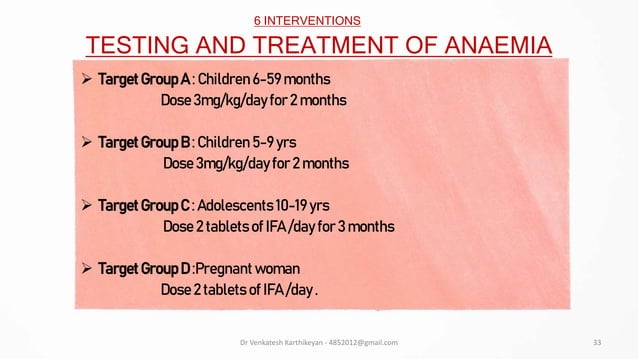 Anemia Mukt Bharat - 6x6x6 strategy | PPTX | Pregnancy | Reproductive ...