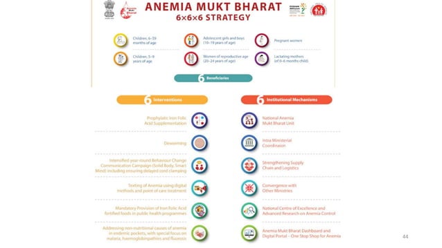 Anemia Mukt Bharat - 6x6x6 strategy | PPTX | Pregnancy | Reproductive ...