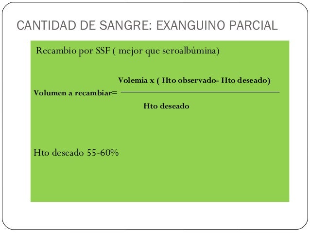 Anemia neonatal. Indicaciones de transfusión y exsanguinotransfusión